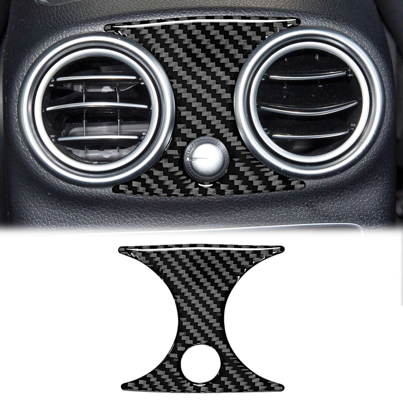 SUNJIKA Compatible with Carbon RRF12 Fiber Rear Air Conditioning Outlet ...