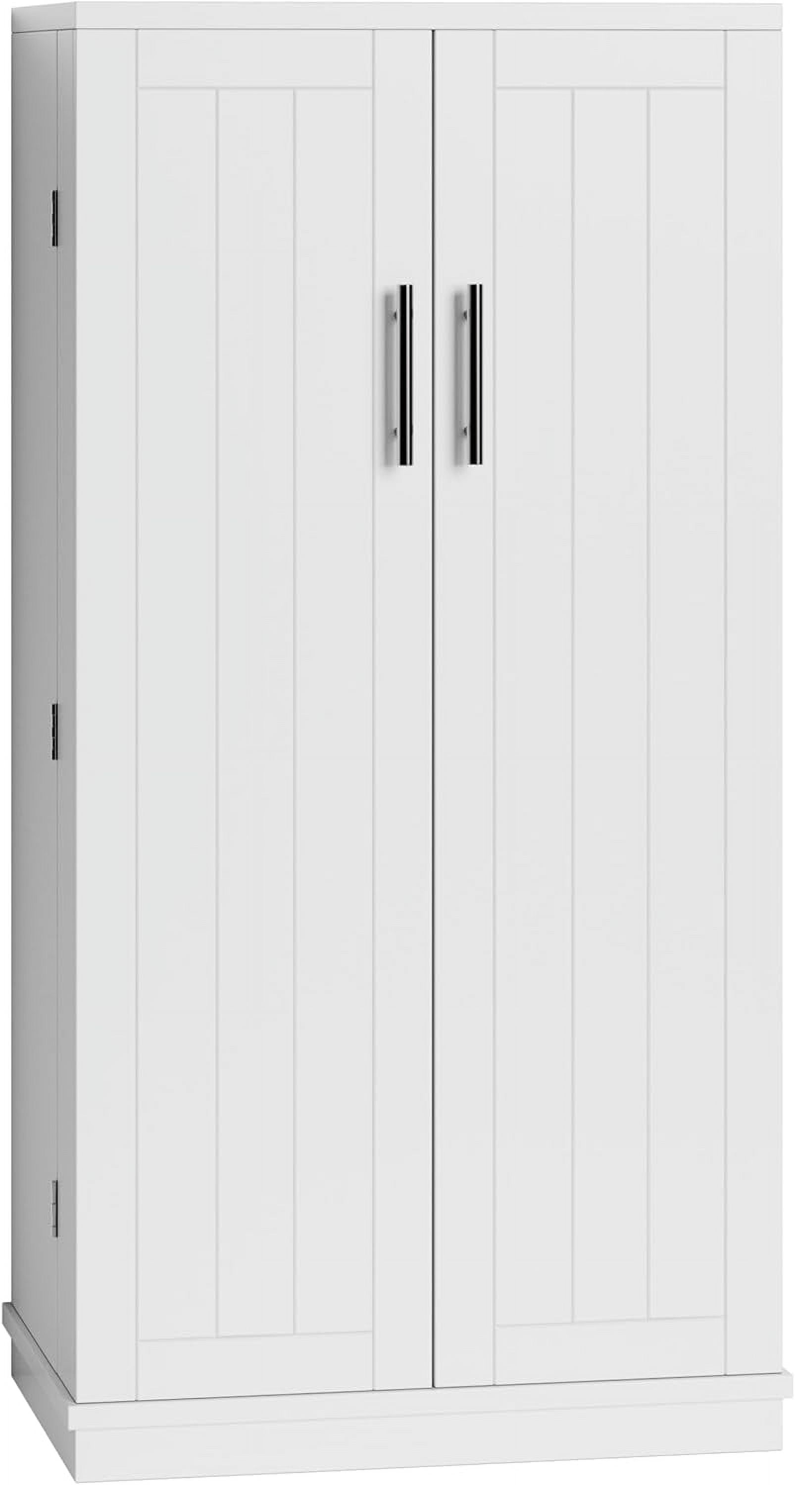 SUNLEI 47" Kitchen Pantry Cabinet, Modern Freestanding Pantry Storage ...