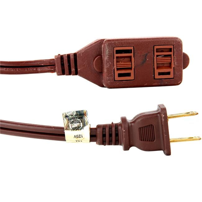 Sunshine Lighting B3166665 12 ft. Sunlite Household Extension Cord - 5. ...