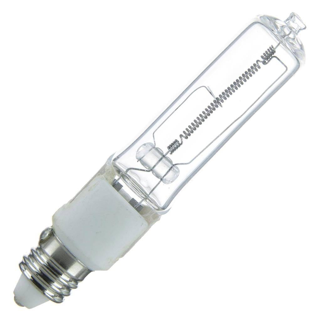 SUNLITE 150w Single Ended T4 E11 Mini Candelabra Clear Halogen Lamp ...