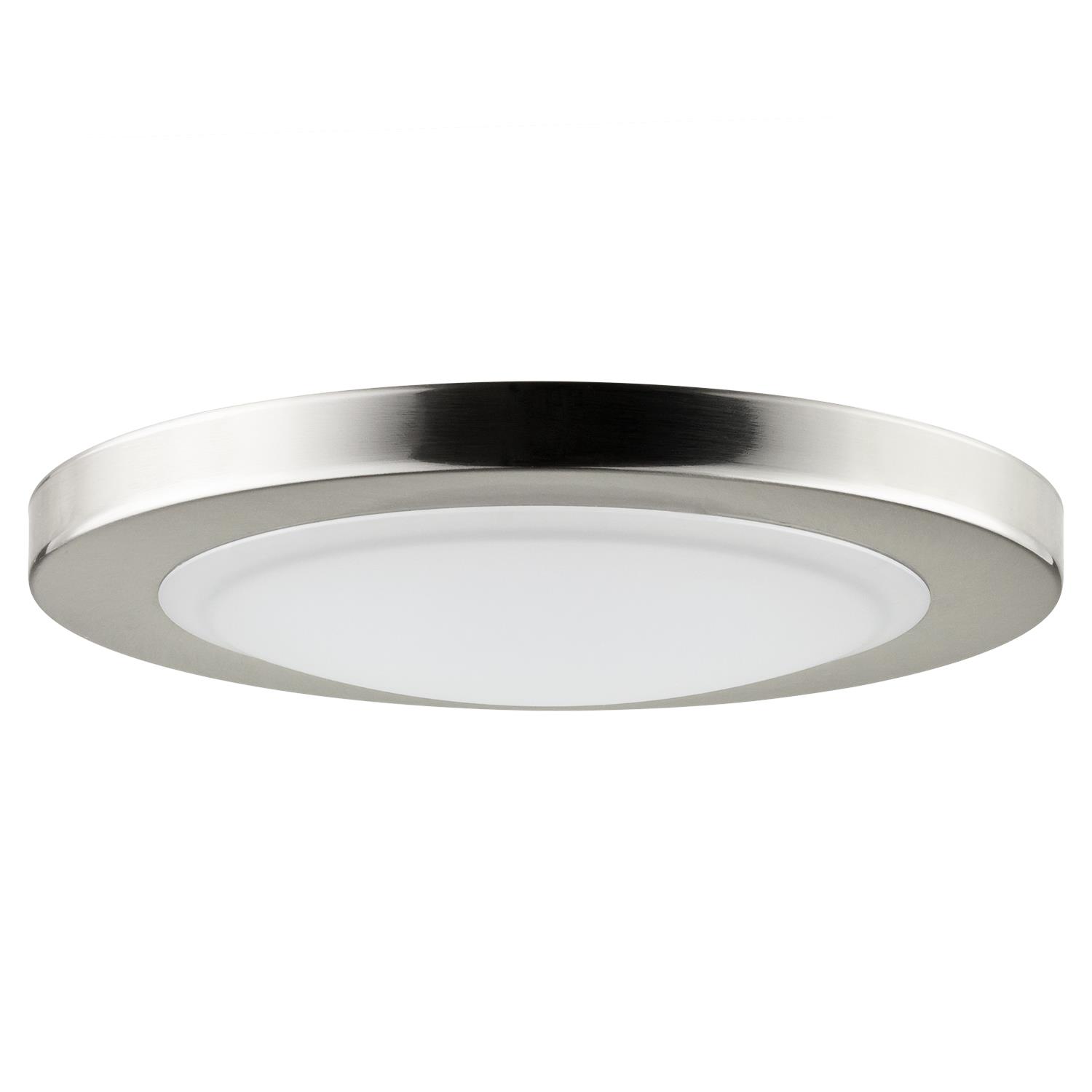 SUNLITE 15w Mini Dome Ceiling Light Fixture in Brushed Nickel - 4000K ...