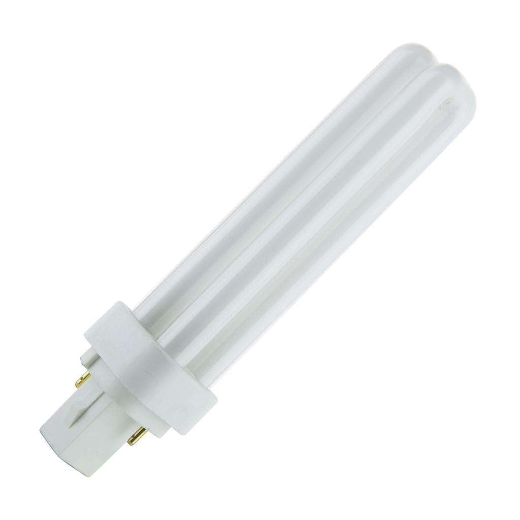 SUNLITE 18w G24d-2 PLD 2-Pin Double U-Shaped Twin Tube 5000K Super ...