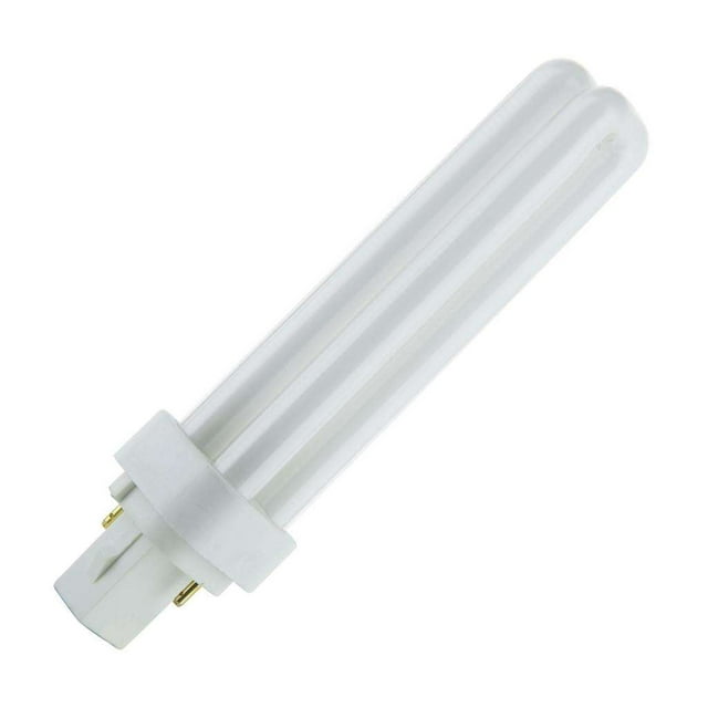 SUNLITE 18w G24d-2 PLD 2-Pin Double U-Shaped Twin Tube 5000K Super White Lamp - Walmart.com