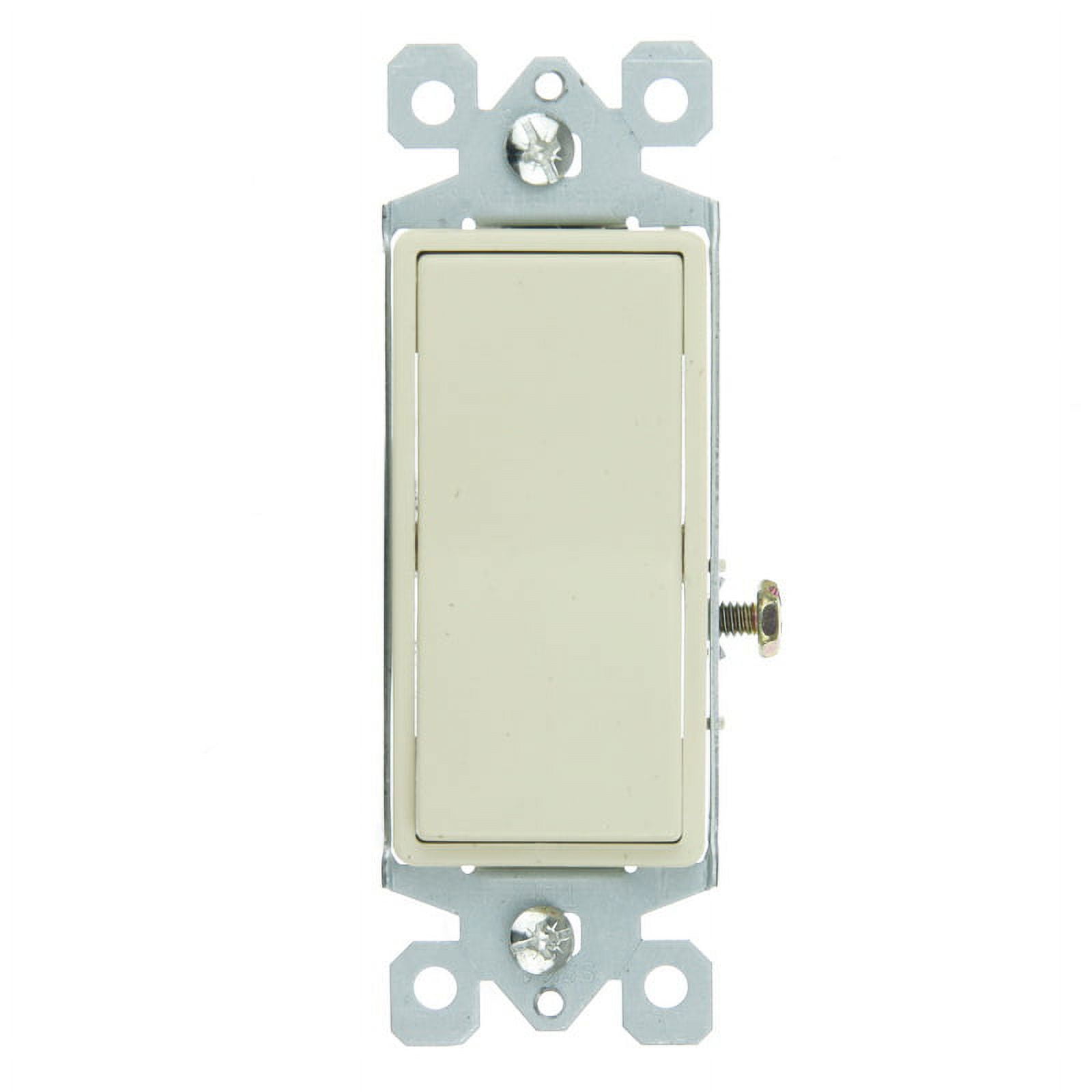 SUNLITE 3 Way IVORY GROUNDED ROCKER SWITCH E512 Carded - Walmart.com