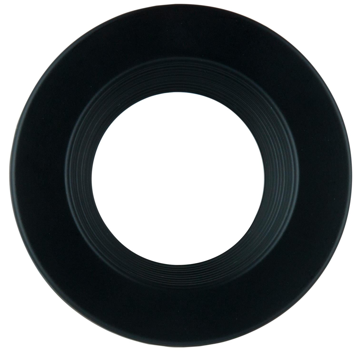 SUNLITE 4in. Round Trim - Black Finish Trim Cover for Retrofit ...