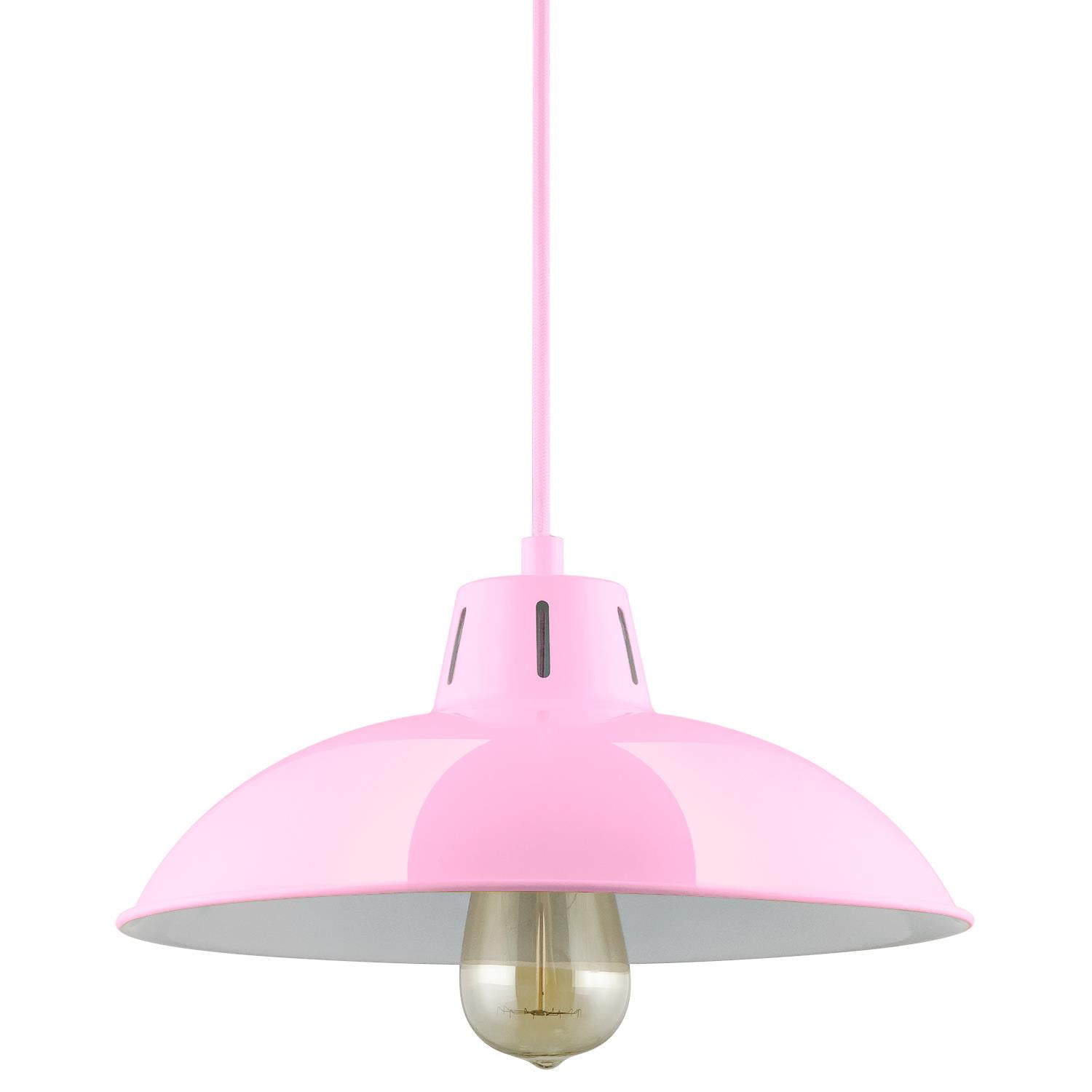 SUNLITE 88743-SU E26 Vega Pink Pendant Light Fixture - Walmart.com