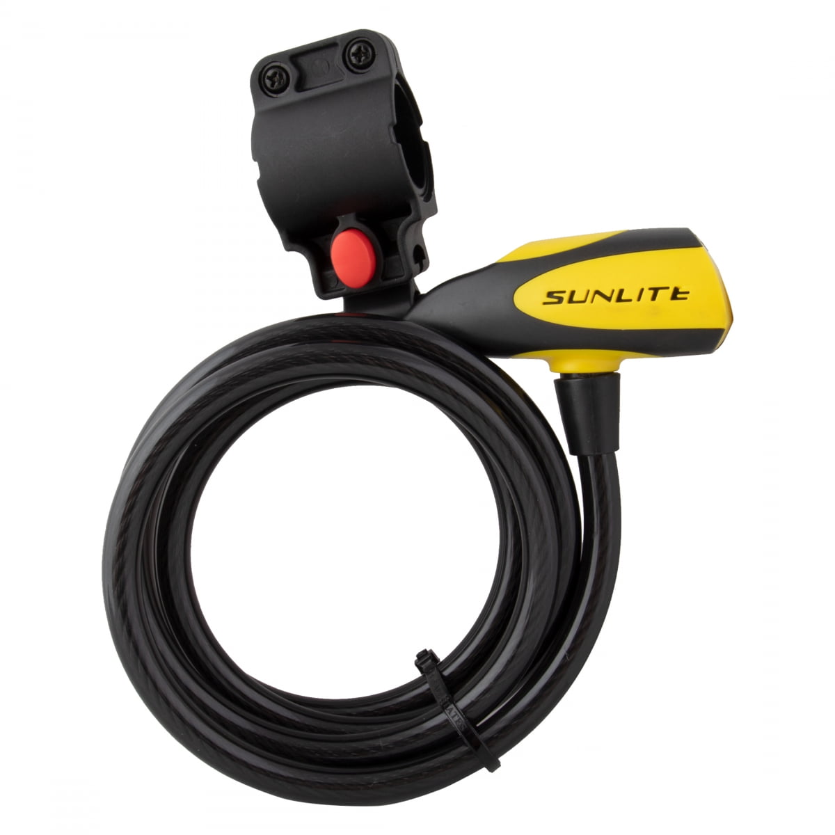 SUNLITE Defender D1 Key Lock 10mm Black/Yellow Key Includes Bracket ...