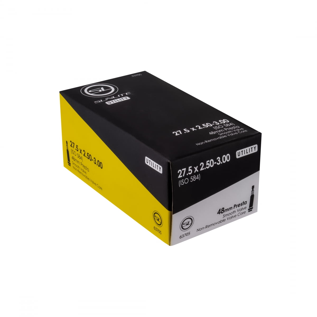 SUNLITE Utili-T Standard Presta Valve 27.5x2.50-3.00 Tube 48mm Smooth - Walmart.com