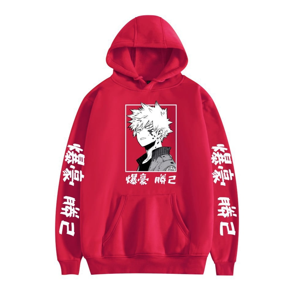 SUNLON Heroes Friends Printed Merch Hoodie Women/Men Bakugou Katsuki ...