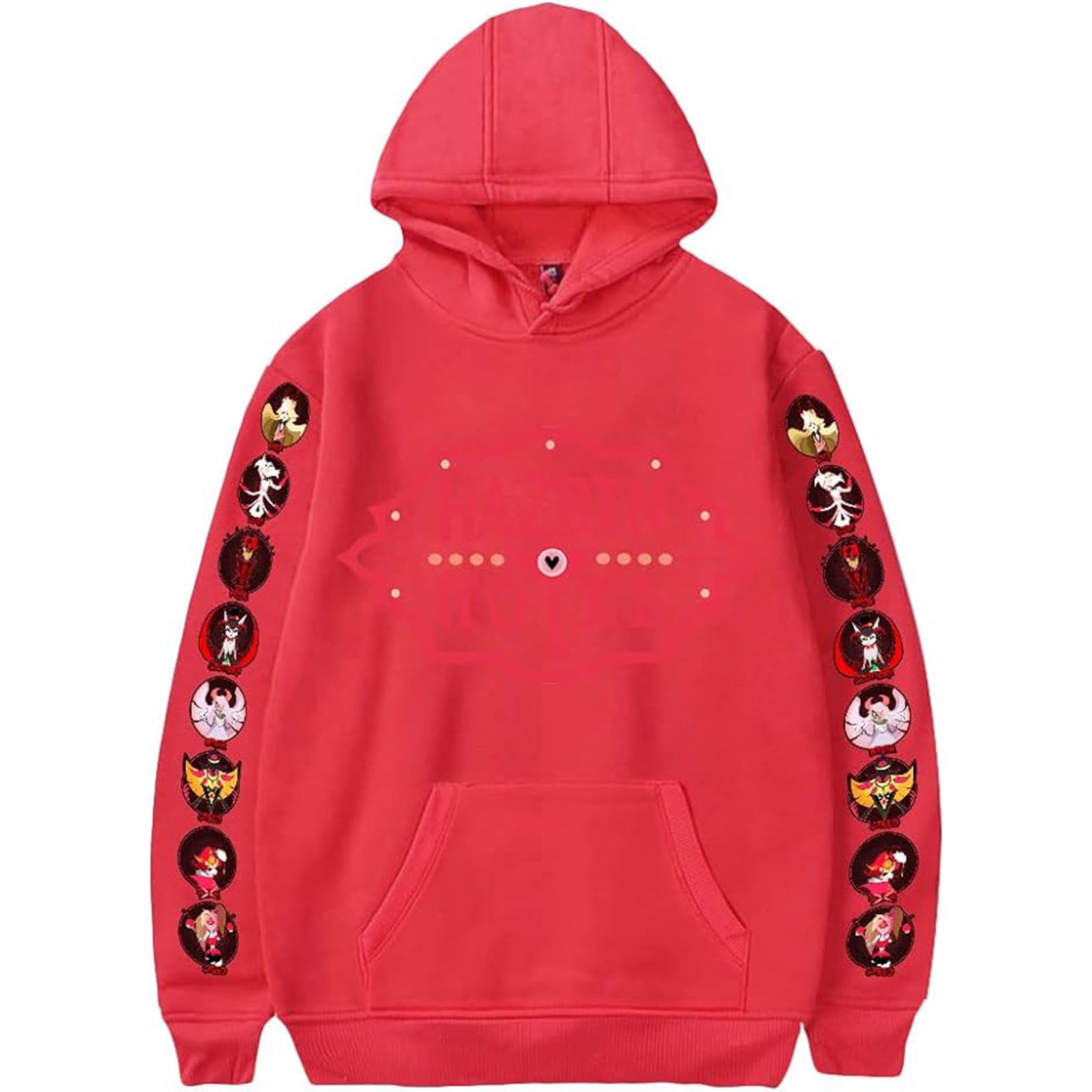 SUNLON Unisex Hoodie Hazbin Anime Hotel Merch Men Women Long Sleeve ...