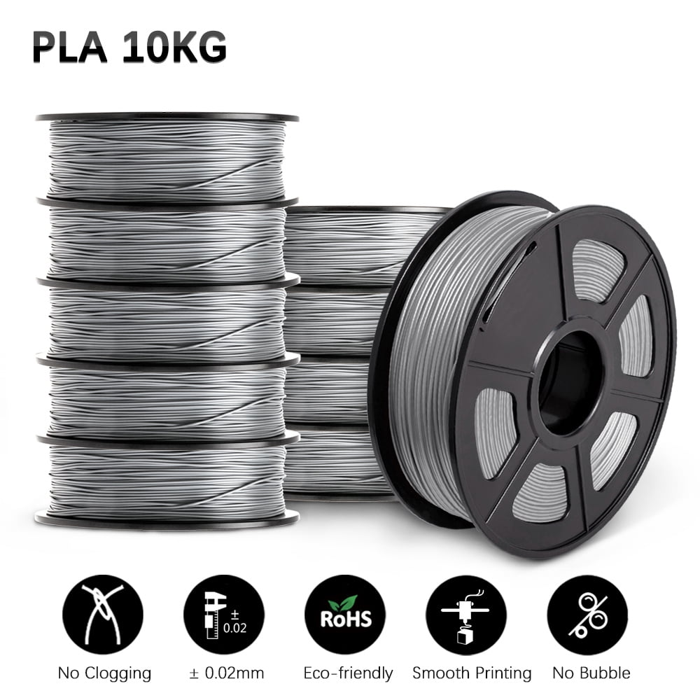 SUNLU 10KG PLA/ PLA Plus Filaments 10Rolls 3D Filament 1KG/roll 1.75mm ...