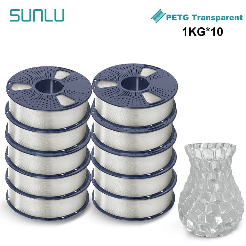 SUNLU 3D Printer Filament PETG 1.75mm, SUNLU Neatly Wound 1.75mm, PETG ...