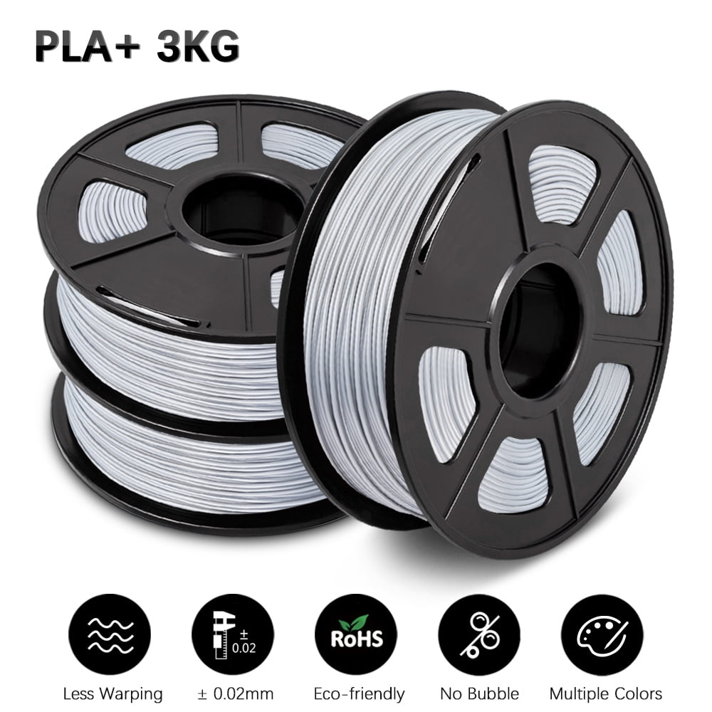 SUNLU 3D Printer Filament PLA Plus 1.75mm, SUNLU Neatly Wound PLA ...