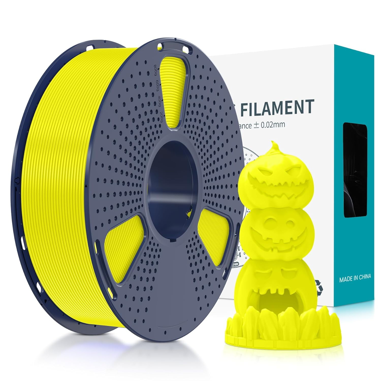 SUNLU Fluorescent PLA 3D Printer Filament, PLA Filament 1.75mm ...