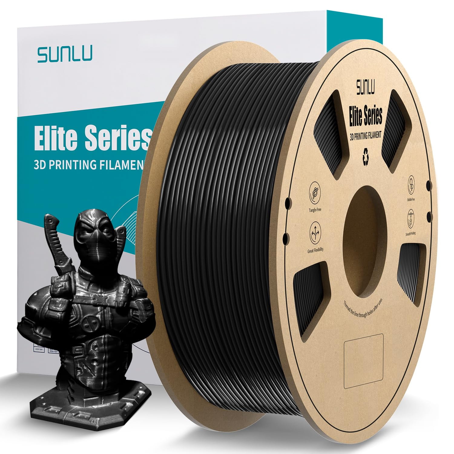 SUNLU Official Elite PETG Filament 1.75mm - 1kg(2.2lbs) Strong PETG 3D ...