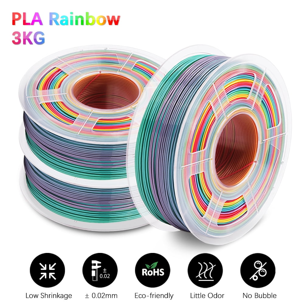 SUNLU PLA 3D Printer Filament 1.75mm, Dimensional Accuracy +/- 0.02 mm ...