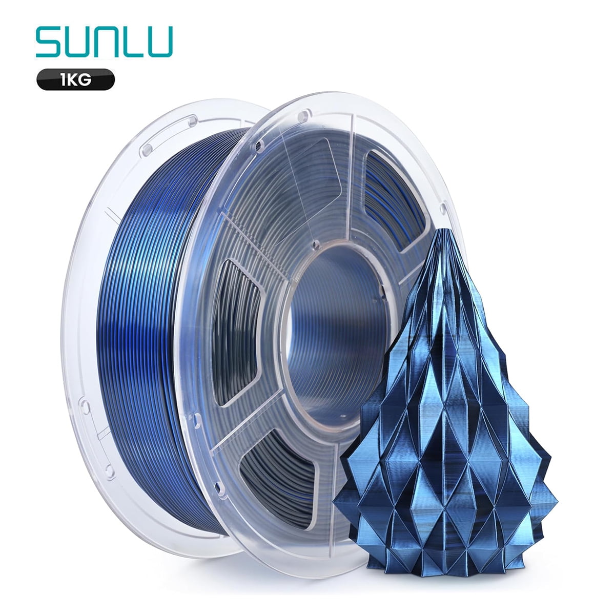 Sunlu PLA+ Silk 3D Printer Filaments with Accessories, for 3D Printing ...
