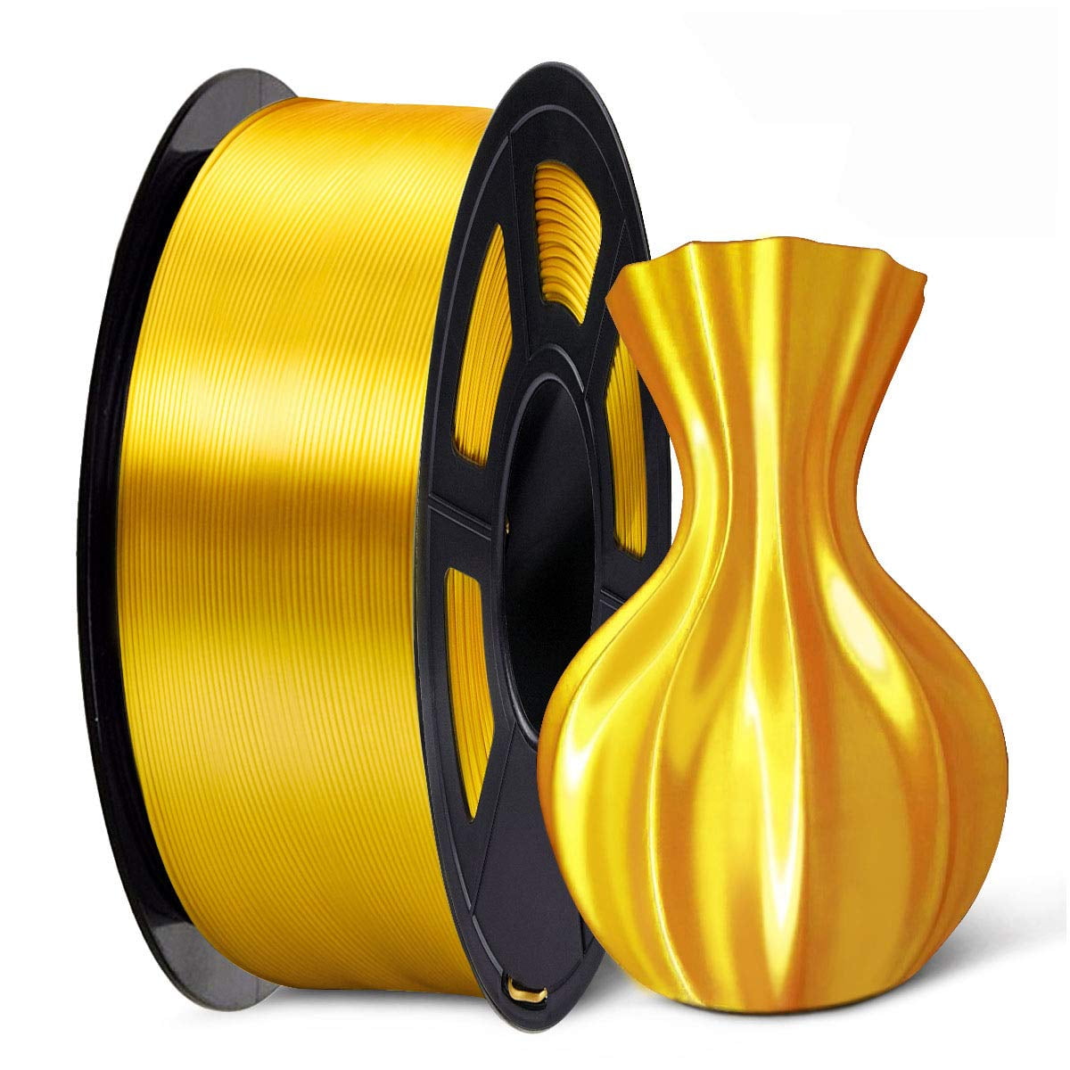 Sunlu Silk PLA 3D Printer Filaments for 1.75mm FDM 3D Printers, Light ...