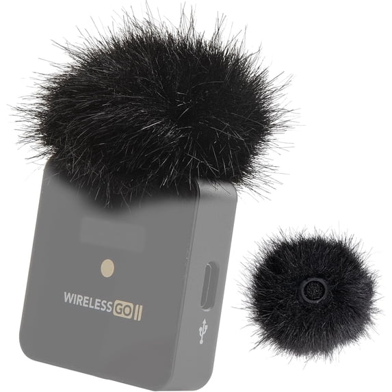 SUNMON 2PCS Wind Muff for Rode Wireless Go 2 Dual Channel System, Pop ...