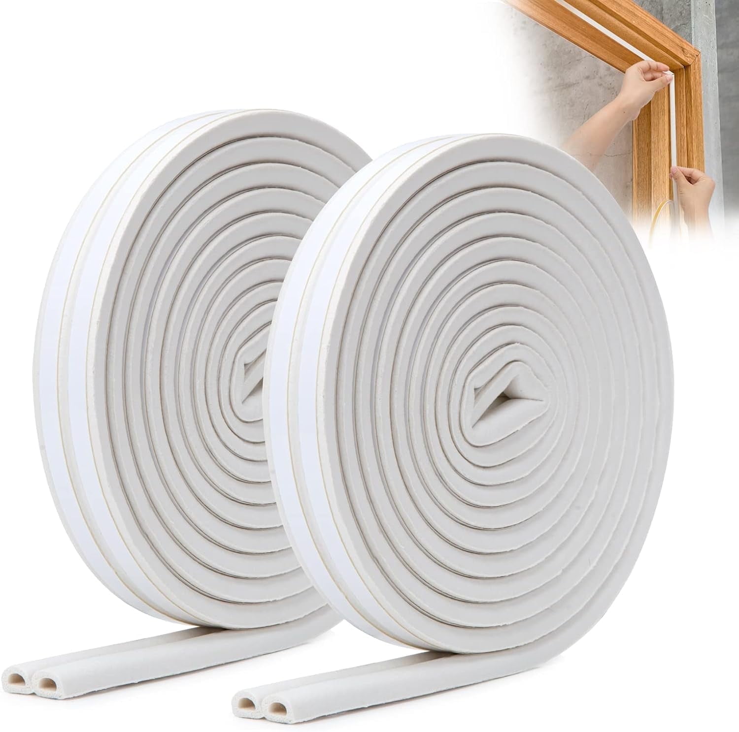 SUNMON 39.4 feet Long Weather Stripping for Door, Insulation ...