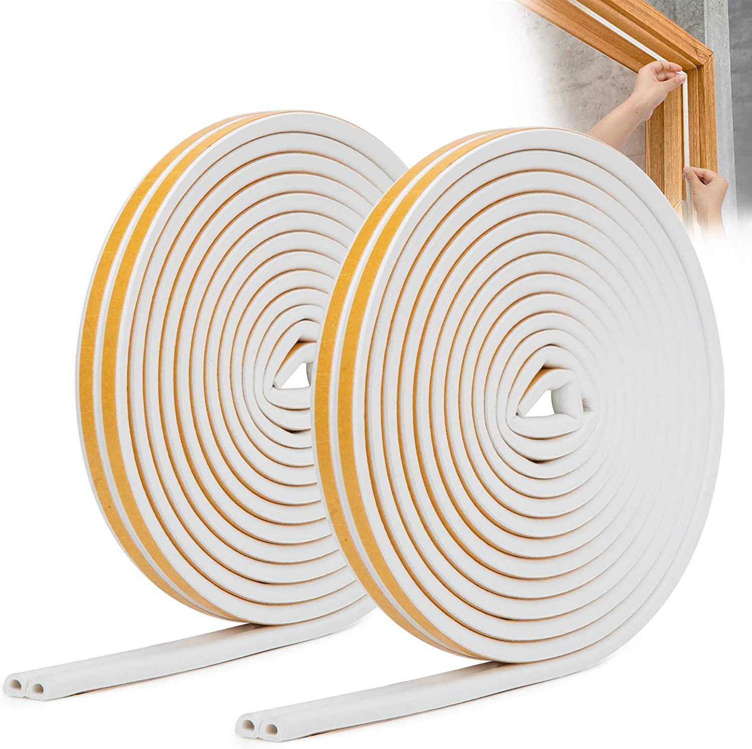 SUNMON 52.5 Feet Long Weather Stripping for Door, Insulation ...
