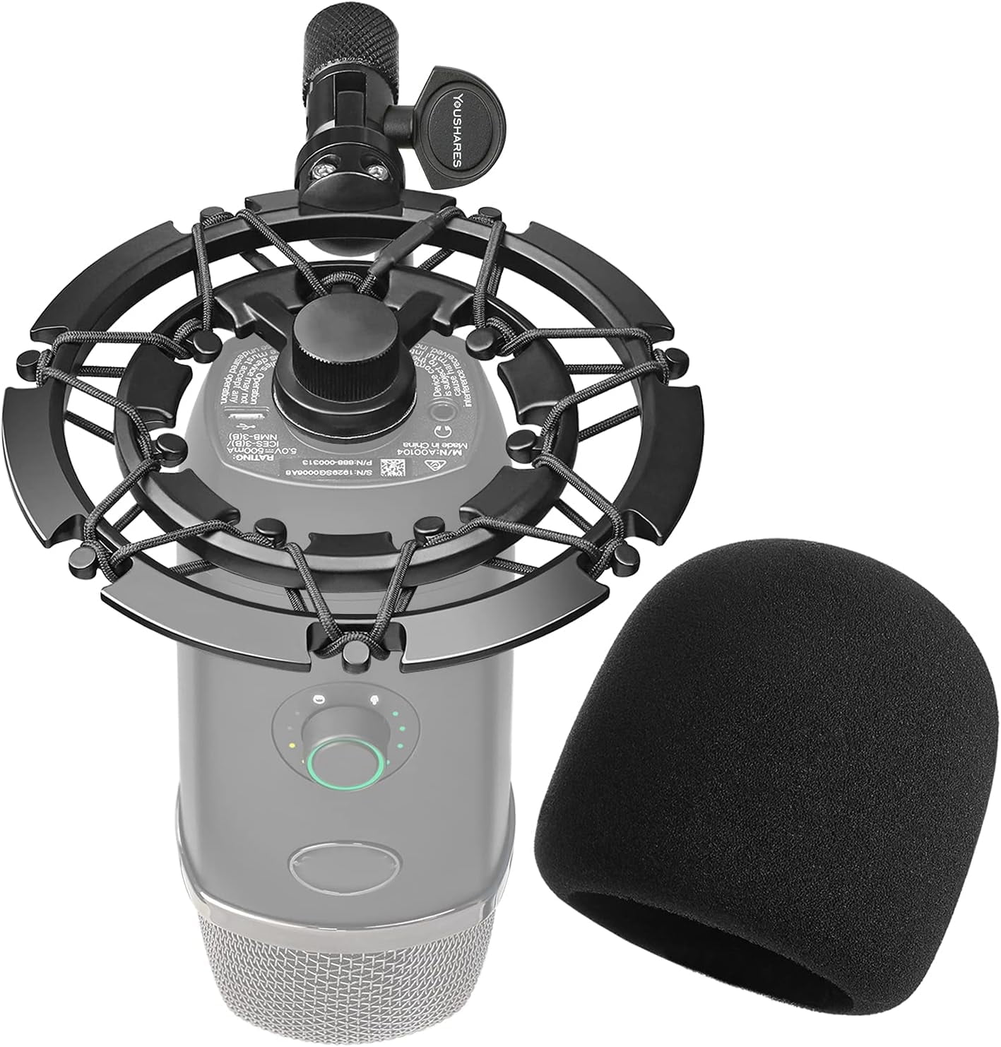 SUNMON Blue Yeti X Shock Mount with Pop Filter, Alloy Shockmount with ...