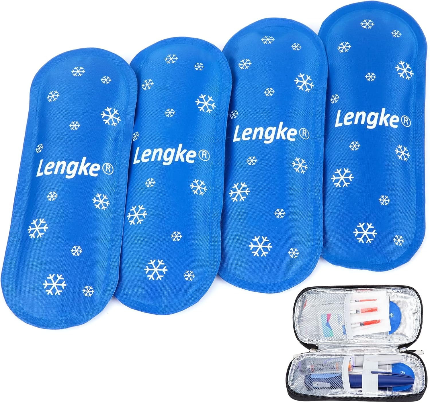 SUNMON Diabetes Ice Packs for Insulin Cooler Travel Case - Mini Ice ...