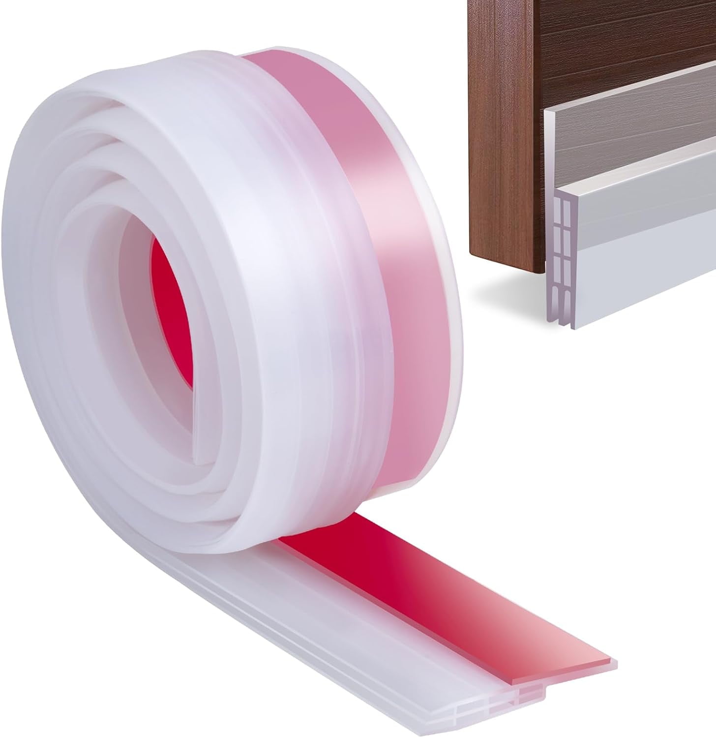 SUNMON Door Seal Door Draught Excluder, Door Weather Stripping, Rubber ...