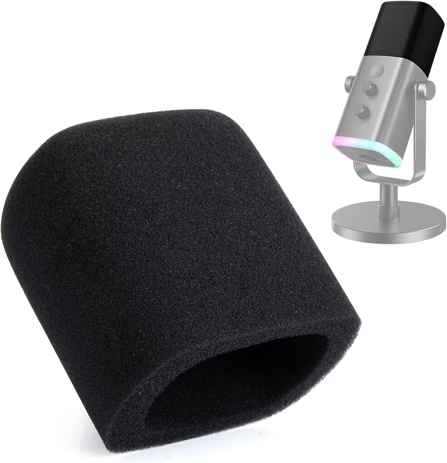 SUNMON Foam Microphone Windscreen Compatible with Fifine AM8 USB ...