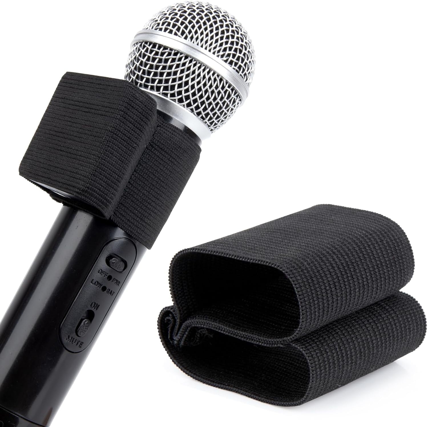 SUNMON Handheld Microphone Elastic Sleeve, Attach Rode Wireless GO 2 on ...
