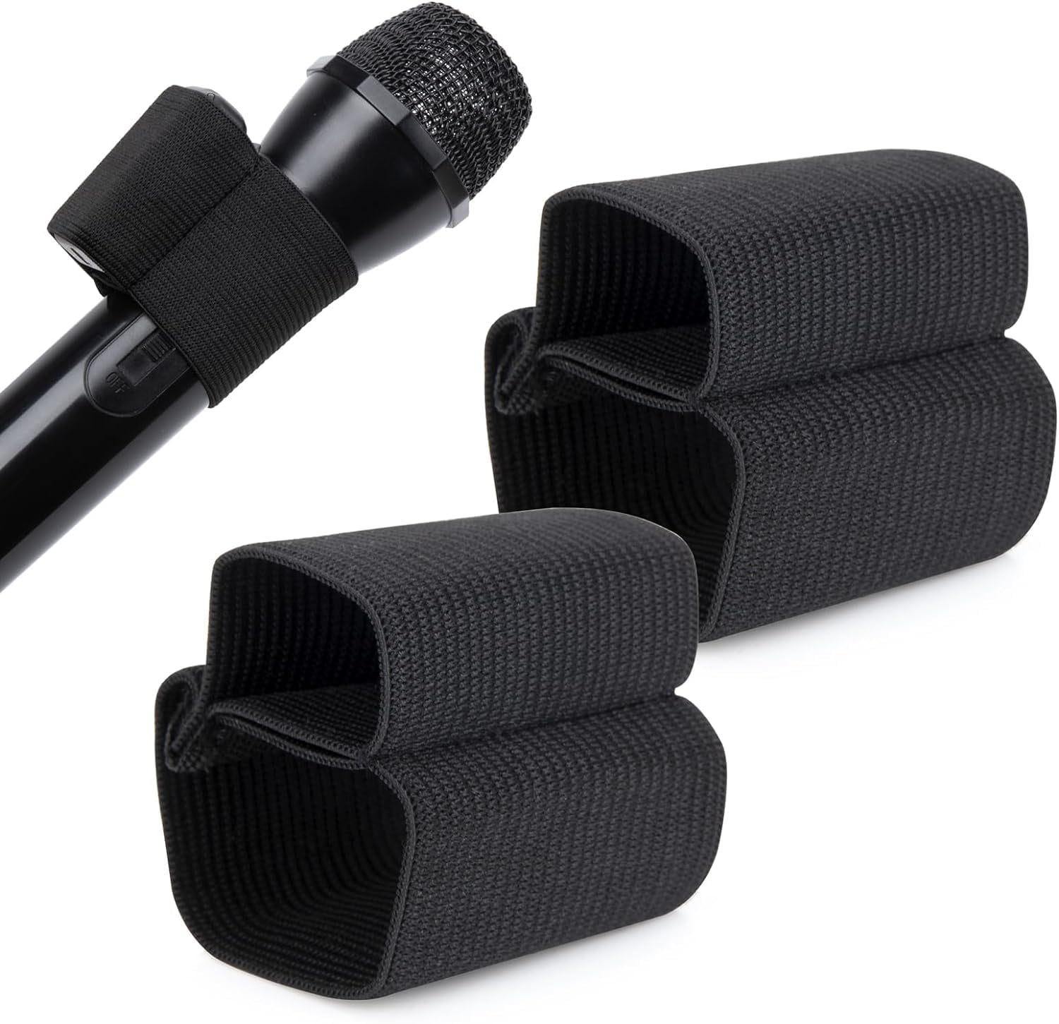 SUNMON Handheld Microphone Elastic Sleeve, Compatible with Attach DJI ...