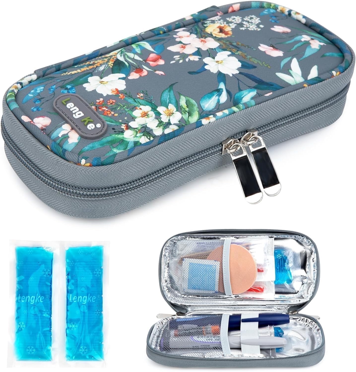 "SUNMON Insulin Cooler Travel Case, Compact Waterproof Thermal Bag for ...
