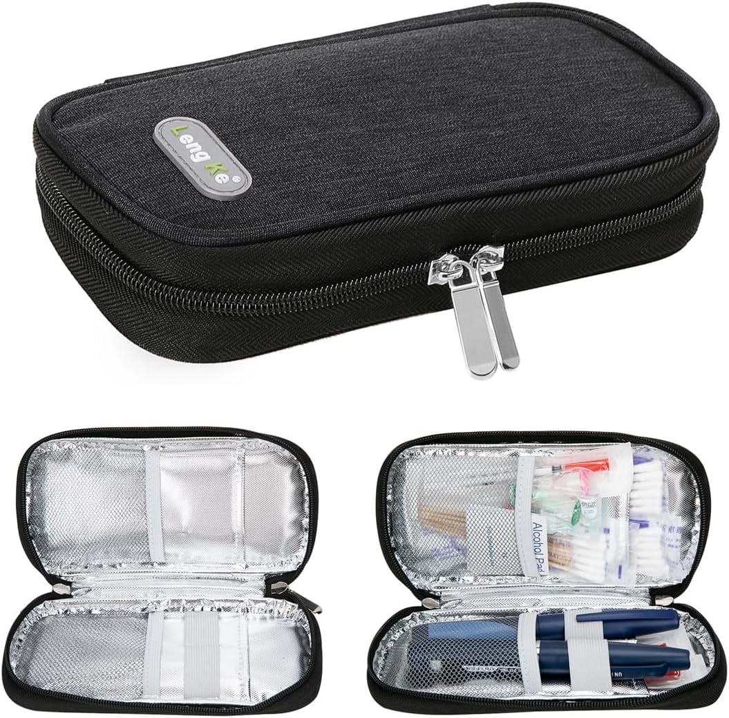 SUNMON Insulin Cooler Travel Case - Organizer Insulin Case for Diabetes ...