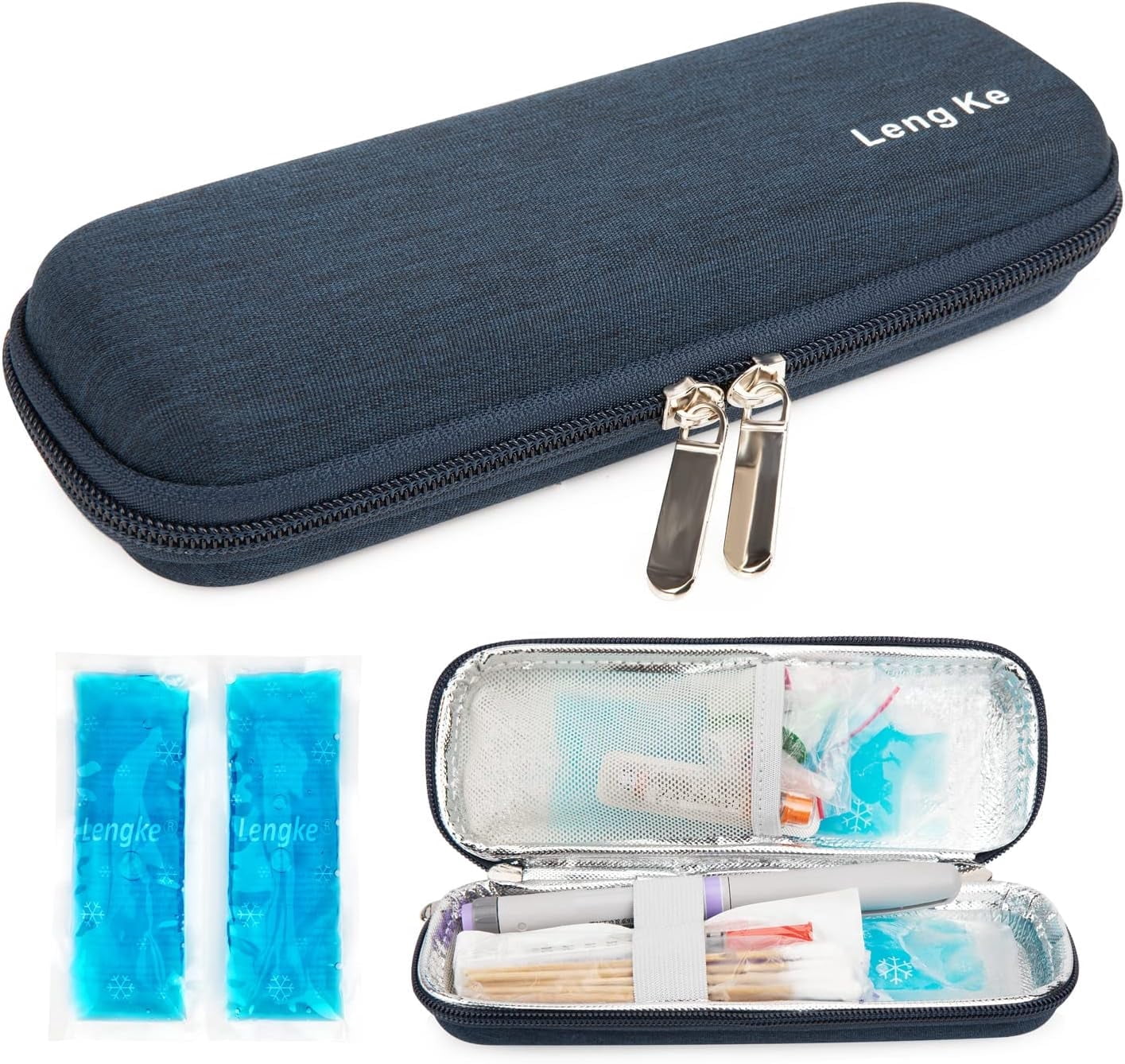 SUNMON Insulin Cooler Travel Case, Small EVA Diabetic Insulated ...