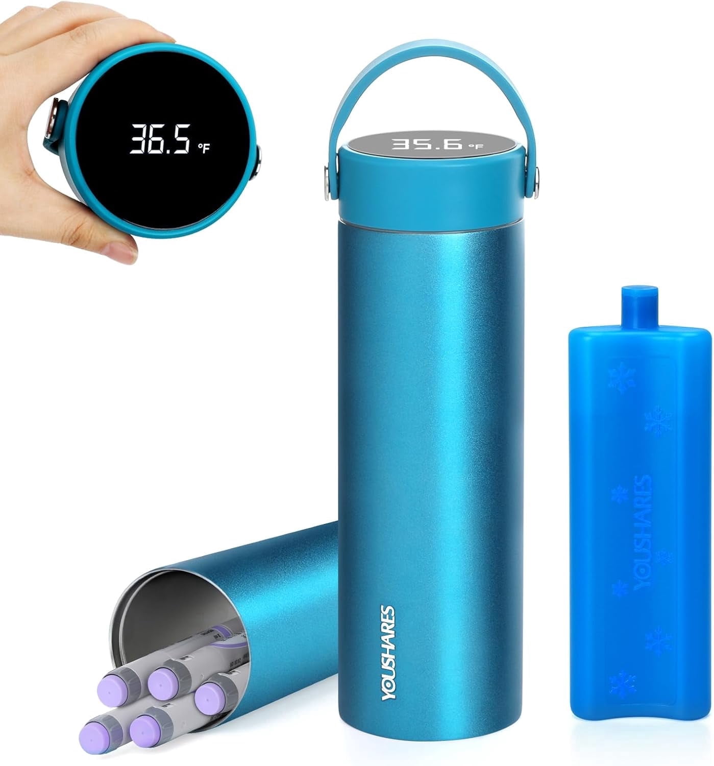SUNMON Insulin Cooler Travel Case - 48H Verified Cooling with ...