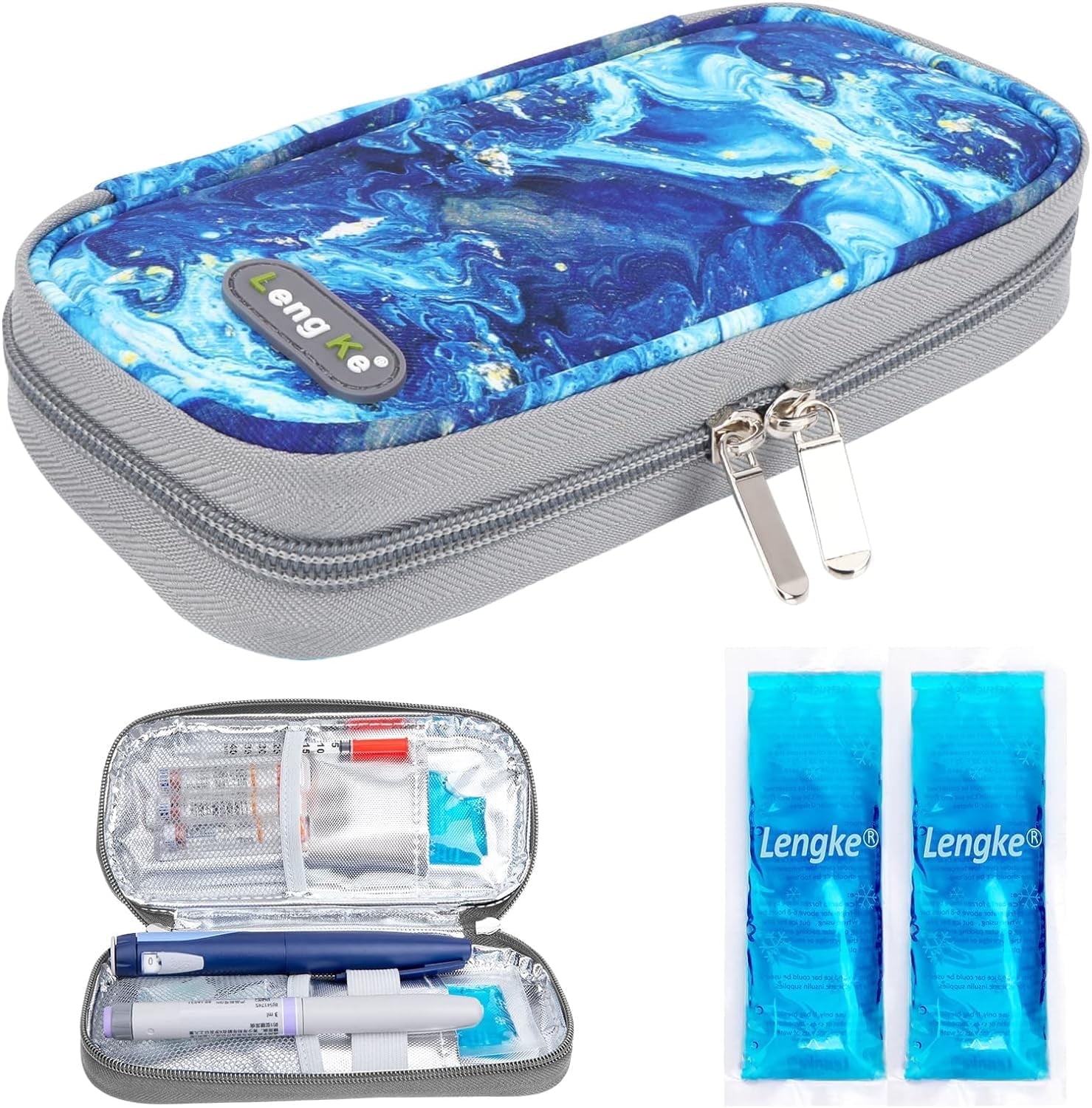 SUNMON Insulin Cooler Travel Case TSA Approved Medication Diabetic ...