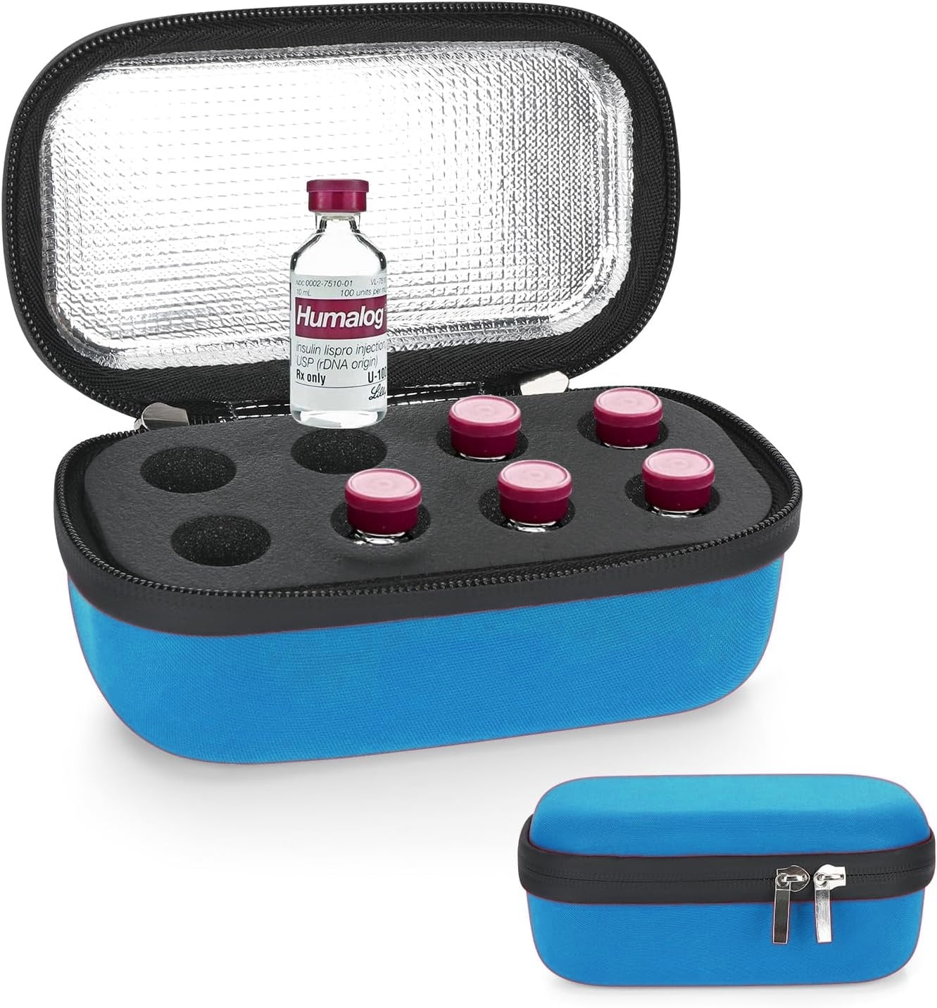 SUNMON Insulin Fridge Holder Storage Case Organizer, Insulin Vial ...
