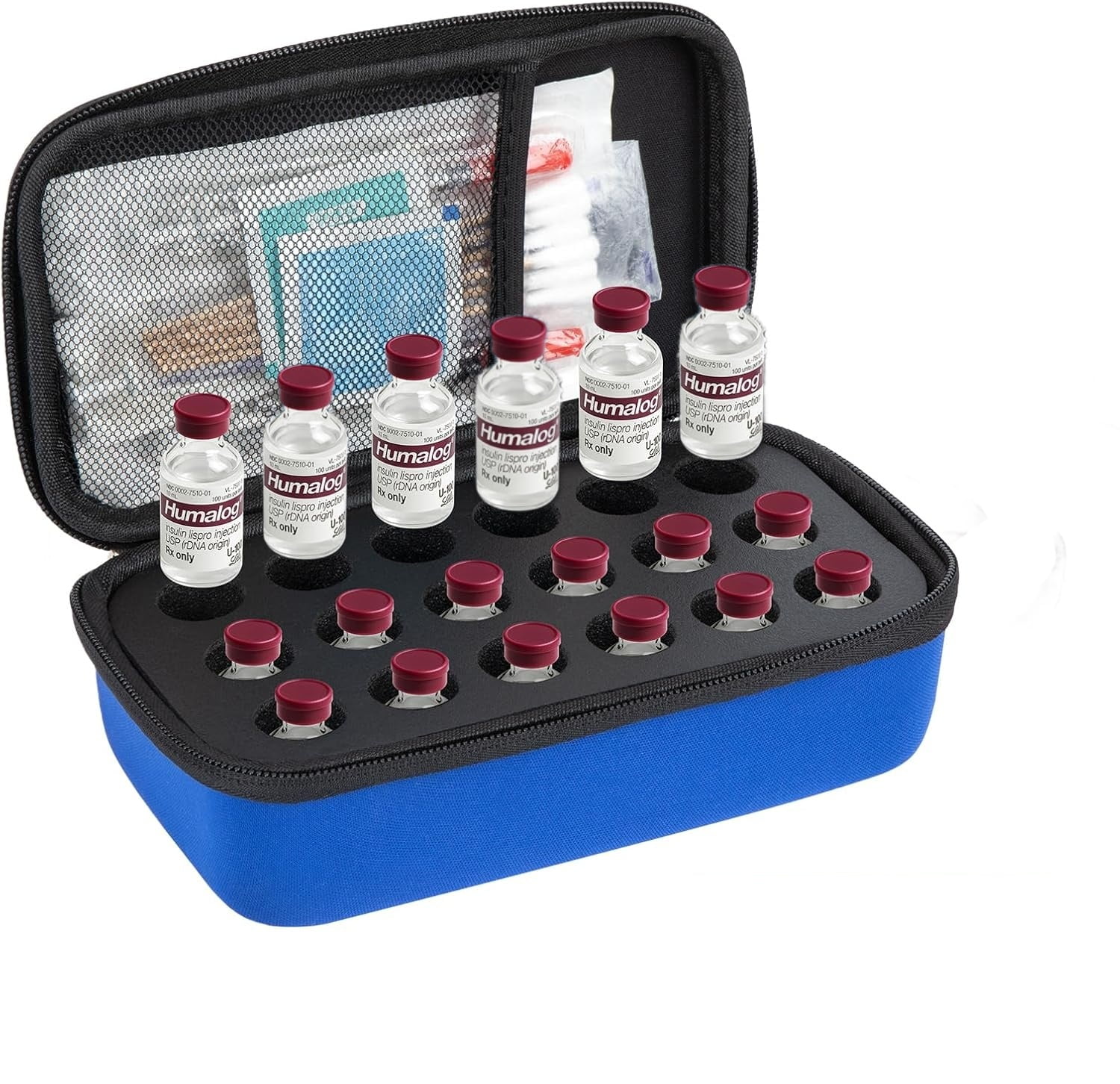 SUNMON Insulin Vials Refrigerator Storage Case - 10ml Peptide Vial ...