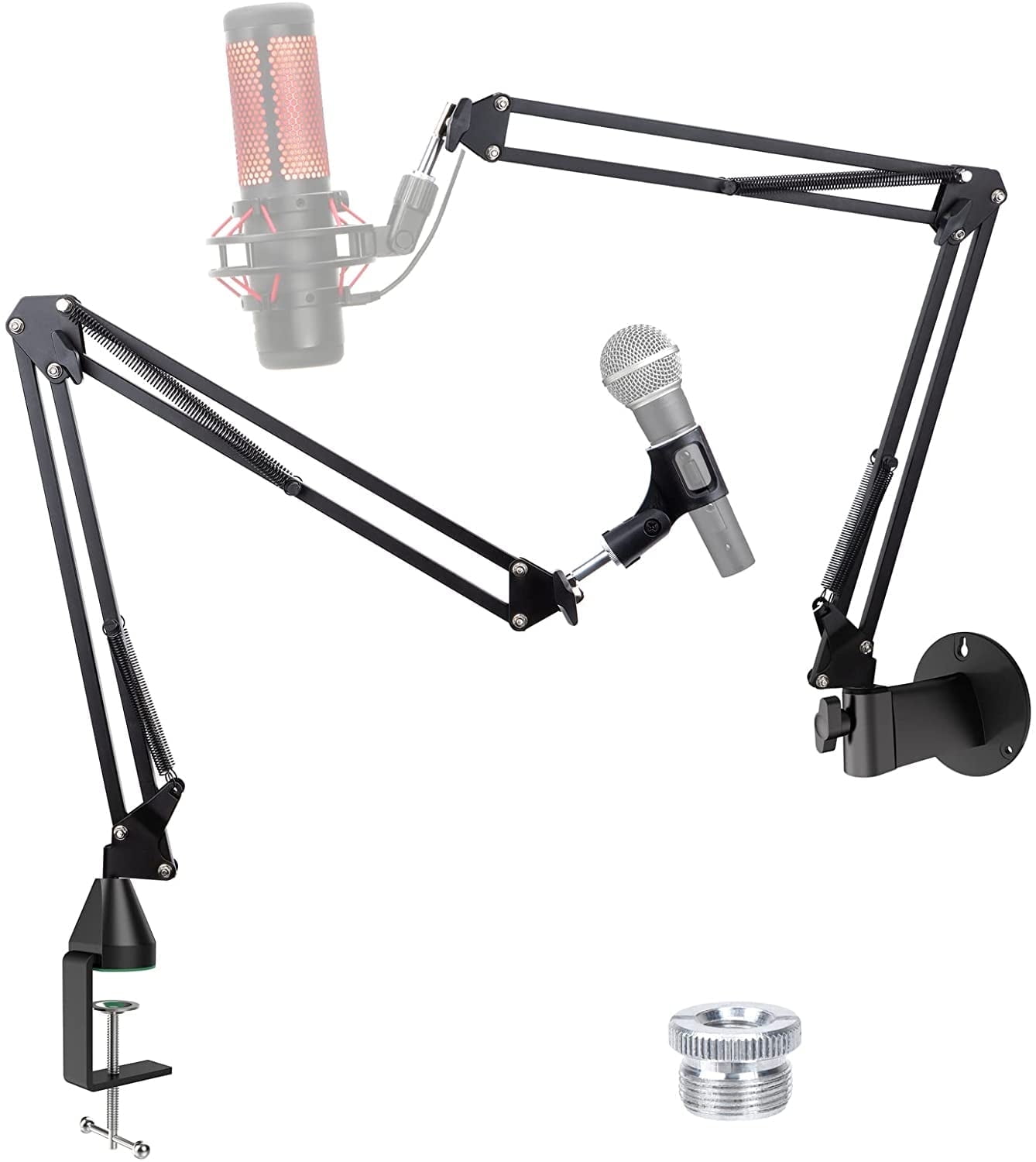 SUNMON Microphone Wall Mount and Metal Table Mounting Clamp, Universal ...