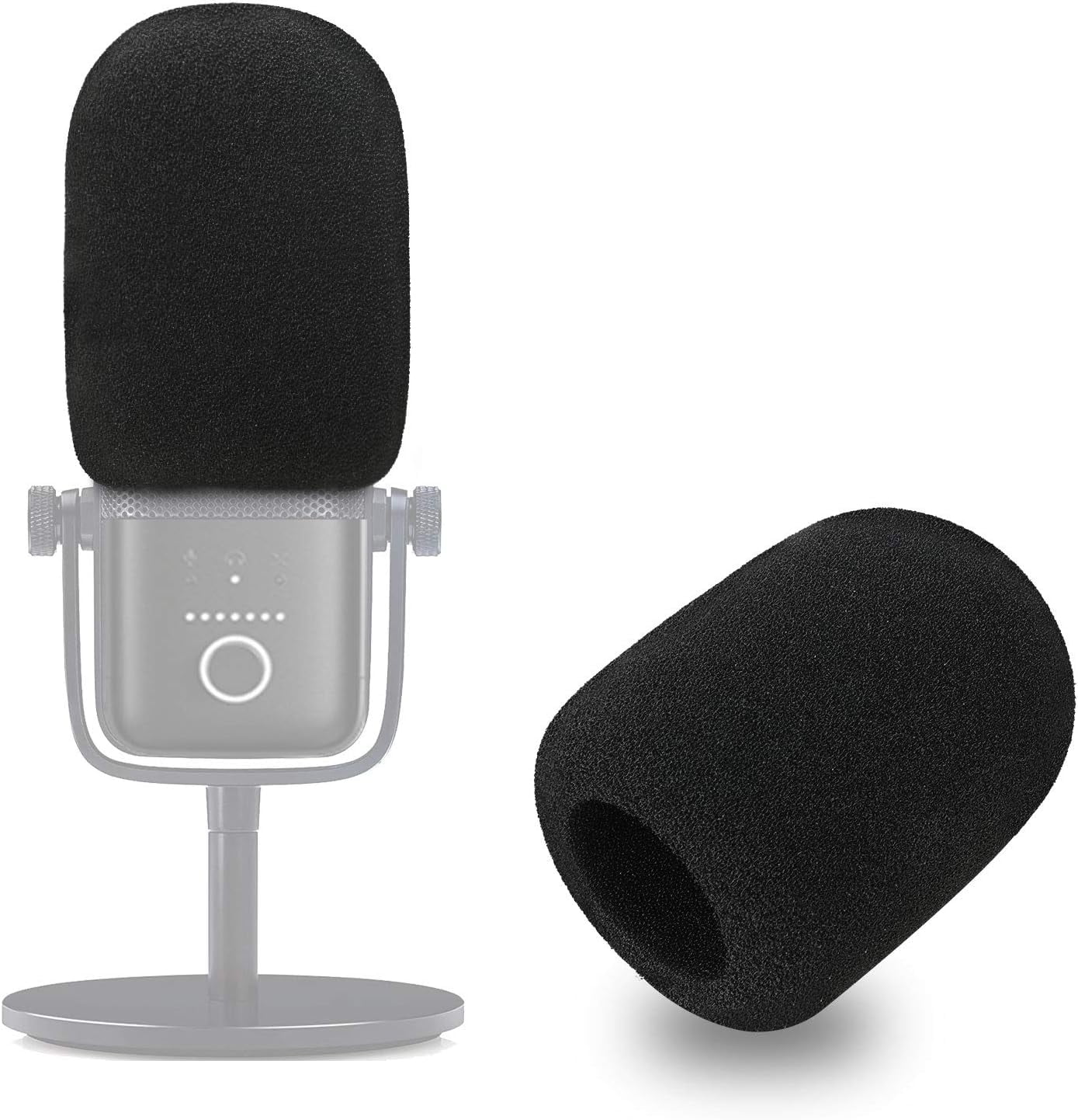 Wave 3 Pop Filter - Professional Mic Windscreen Foam Cover Compatible ...