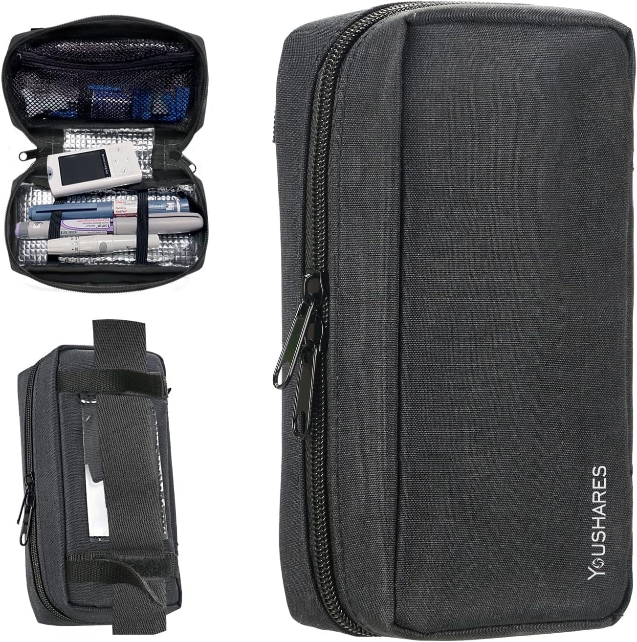 SUNMON Portable Insulin Travel Case - Medication Diabetic Supplies ...