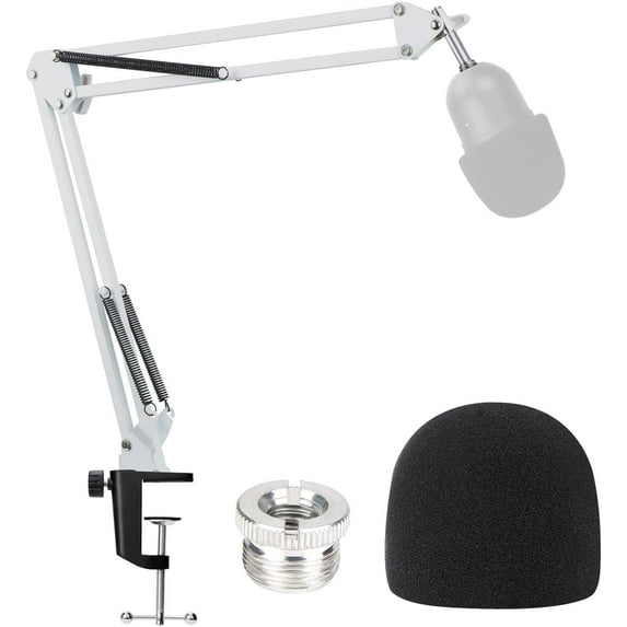 SUNMON Razer Seiren Mini Boom Arm with Pop Filter - Mic Stand with Foam ...