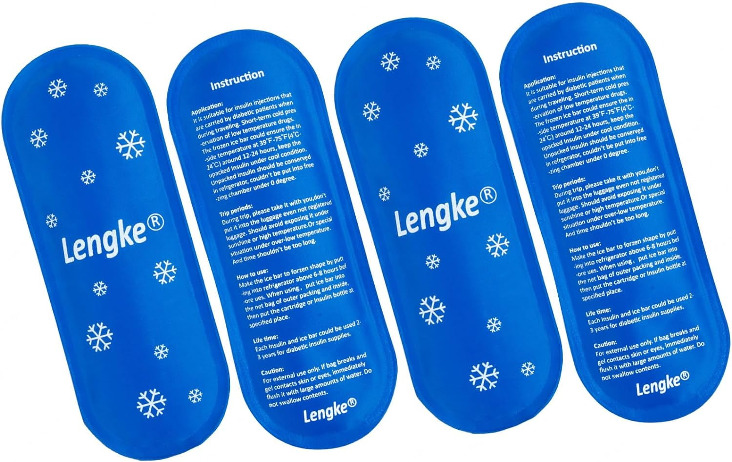 SUNMON TSA Approved Ice Packs - Insulin Cooler Travel Case Ice Packs ...