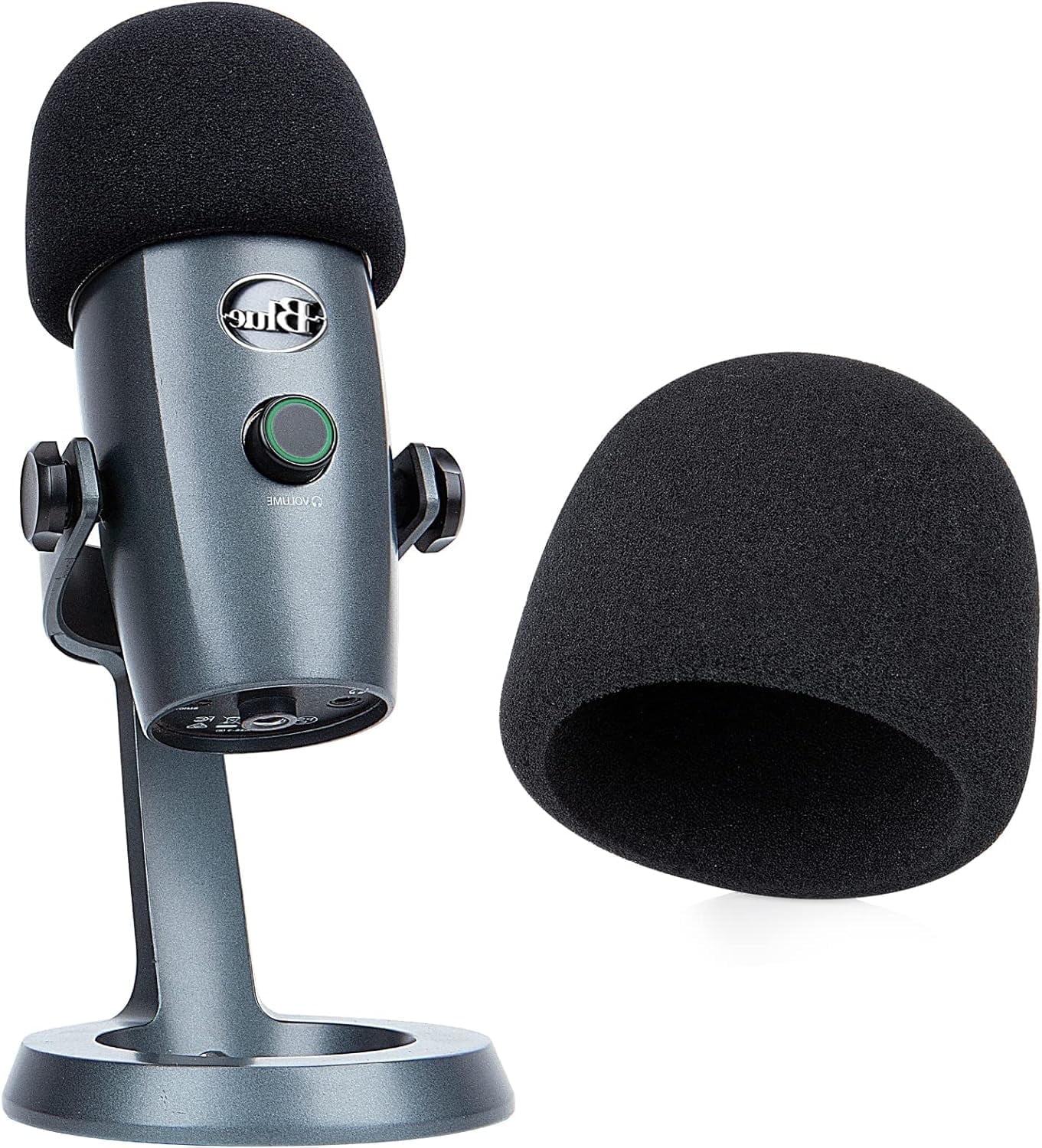 SUNMON Yeti Nano Microphone Foam Windscreen - Mic Wind Cover Pop Filter ...