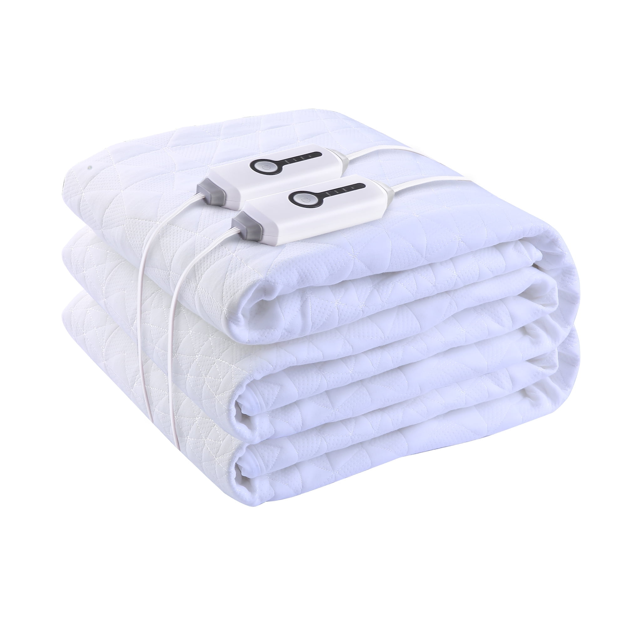 SUNNY HEAT Electric Mattress Pad King Size with Dual Control 4 ...