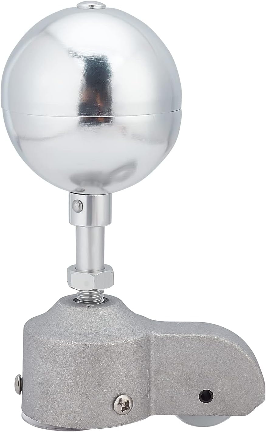 SUNNYCLUE 2" Flagpole Truck Pulley and 3" Top Ball Ornament Topper Set ...