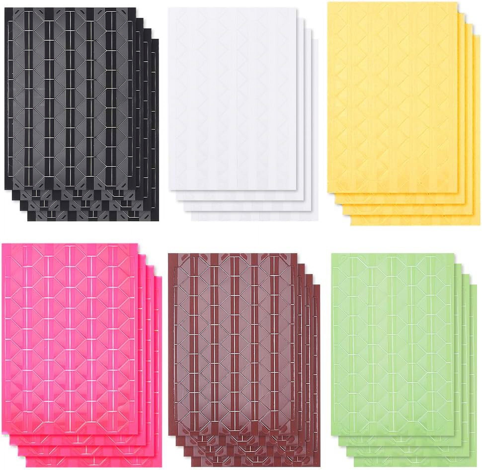 SUNNYCLUE 2448 Pcs 6 Colors Photo Corners Stickers 24 Sheets Photo ...