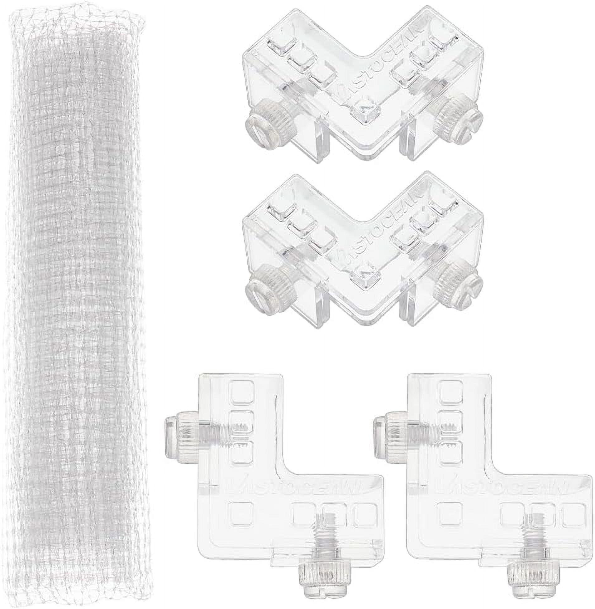 SUNNYCLUE 39.4x36.4 Inch Fish Tank Lid Cover Protective Net with Screw ...