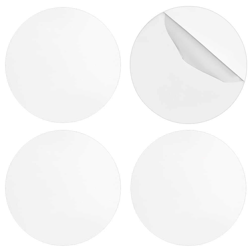 SUNNYCLUE 4Pcs 1/8 Inch Thick Round Acrylic Sheets 7.8 Inch Diameter ...