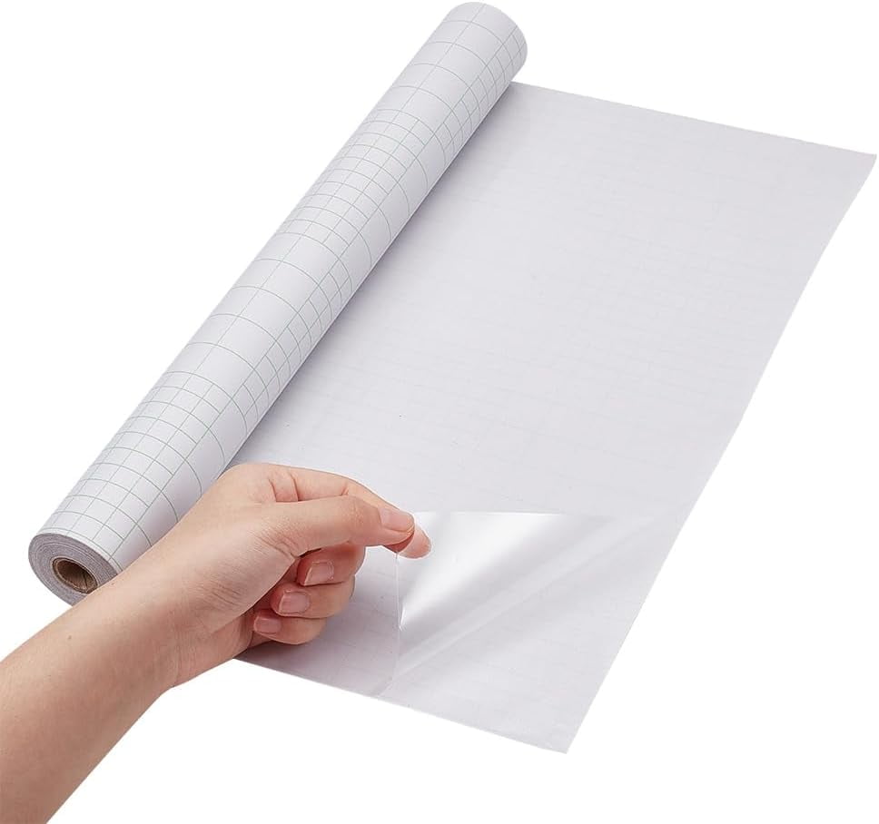 SUNNYCLUE 5.5 Yards Clear Contact Paper 15.6 Inch Peel and Stick Wall ...